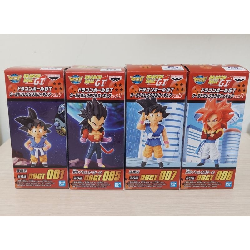 WCF 七龍珠 GT VOL.1 VOL.2 海外限定 超四 達爾 悟空 悟吉塔 小悟空 | 蝦皮購物