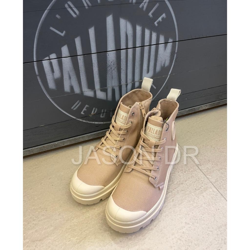 JASON DR (免運費)新色 PALLADIUM 女款 PALLABASE 美腿靴 裸粉 96907-662 | 蝦皮購物