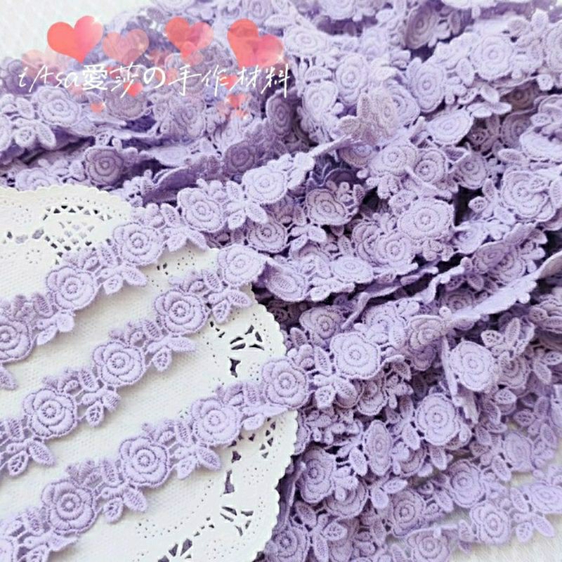 《iAsa愛莎の》手作材料 多色玫瑰水溶刺繡花邊diy洛麗塔lolita 娃衣手工材料輔料 | 蝦皮購物