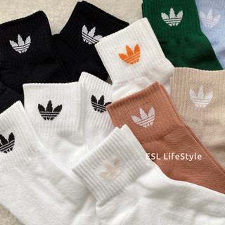 adidas 愛迪達 三葉草 黑 白 襪子 三入組 踝襪 運動襪 FT8529 FM0643 IU2699 HY1006 | 蝦皮購物