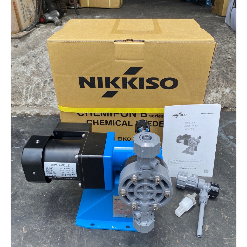 NIKKISO EIKO 型號:BX50-PCF定量幫浦/加藥機---流量:1215mL/min,壓力:5kg | 蝦皮購物