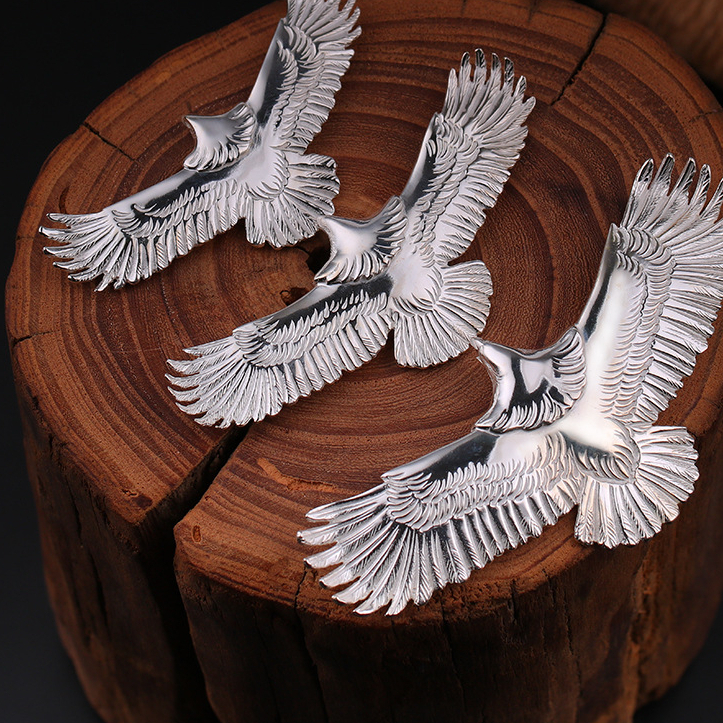 高質拙 手工復刻 Goro's 高橋吾郎 老鷹吊墜 入門款，925純銀，老鷹goros S M L鷹吊墜 | 蝦皮購物