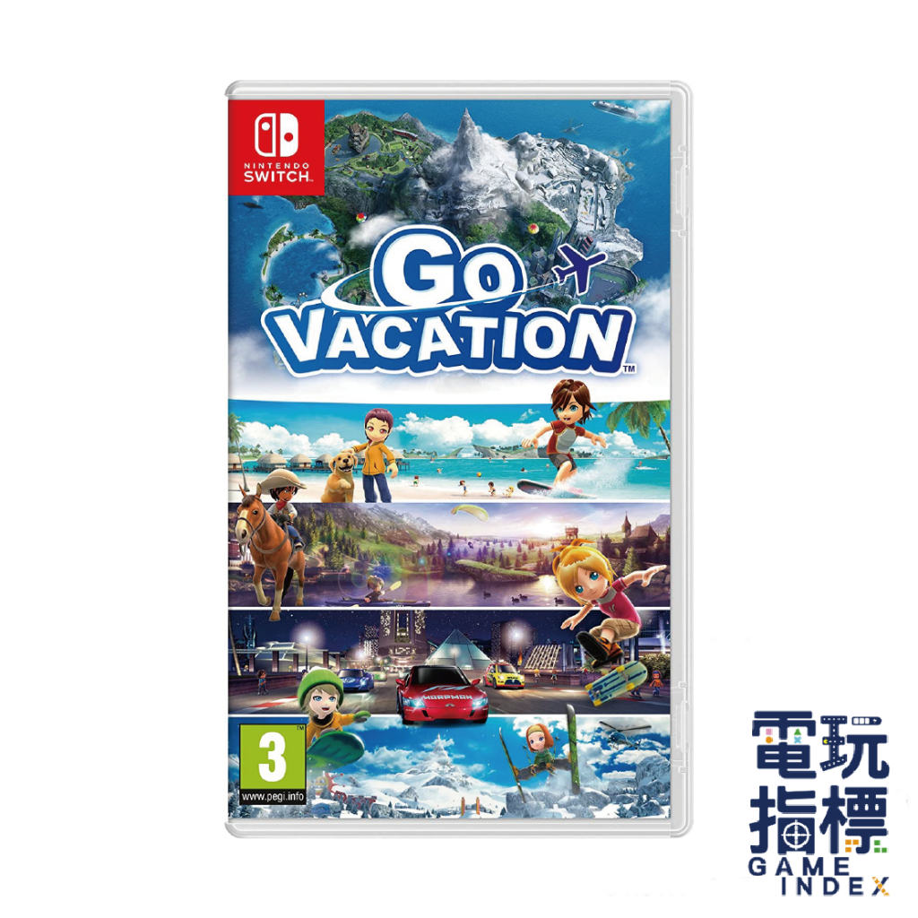 【電玩指標】十倍蝦幣 Ns Switch 歡樂假期 英文版 Go Vacation 渡假 假期 來去渡假 快樂假期 派對 蝦皮購物