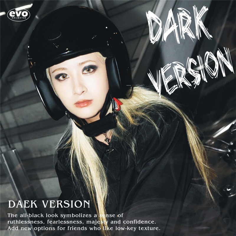 EVO 智同 安全帽 黑化版 CA312 復古帽 312 | 蝦皮購物