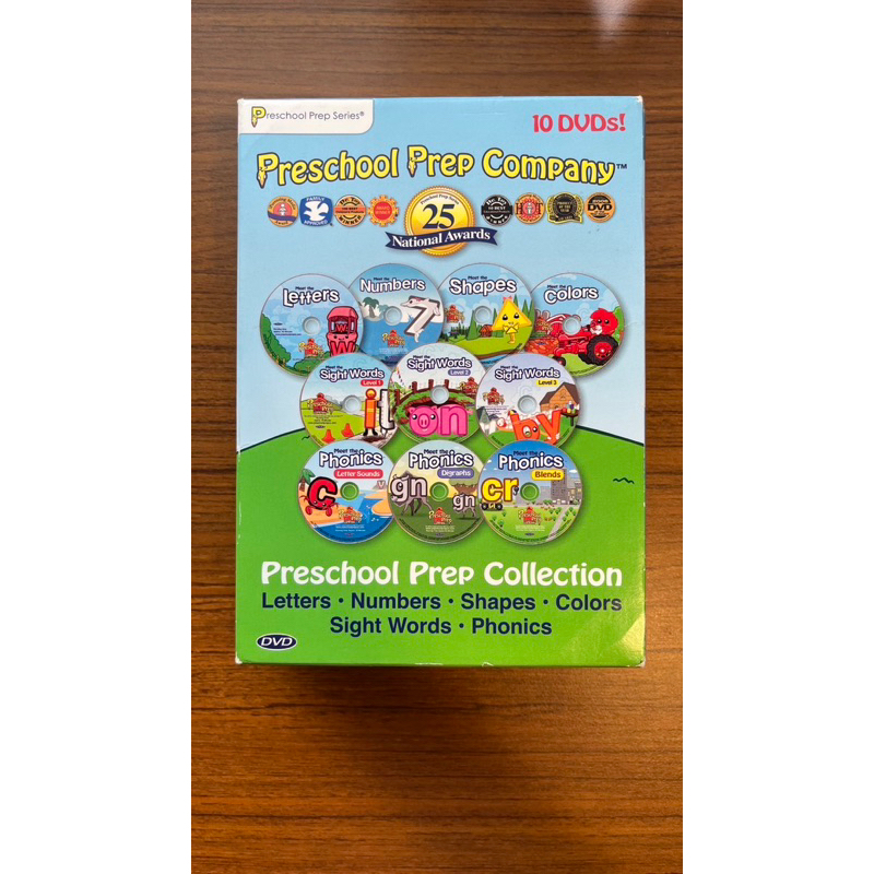 Preschool Prep 幼兒美語10片DVD | 蝦皮購物