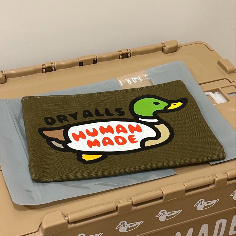 （全新現貨）HUMAN MADE HM bank pouch 收納包（大） | 蝦皮購物