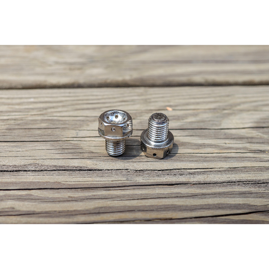 [機油 磁石 洩油螺絲] 白鐵 FORCE2.0 AUGUR 六代勁戰 水冷BWS B8R 機油螺絲 洩油螺絲 卸油 | 蝦皮購物