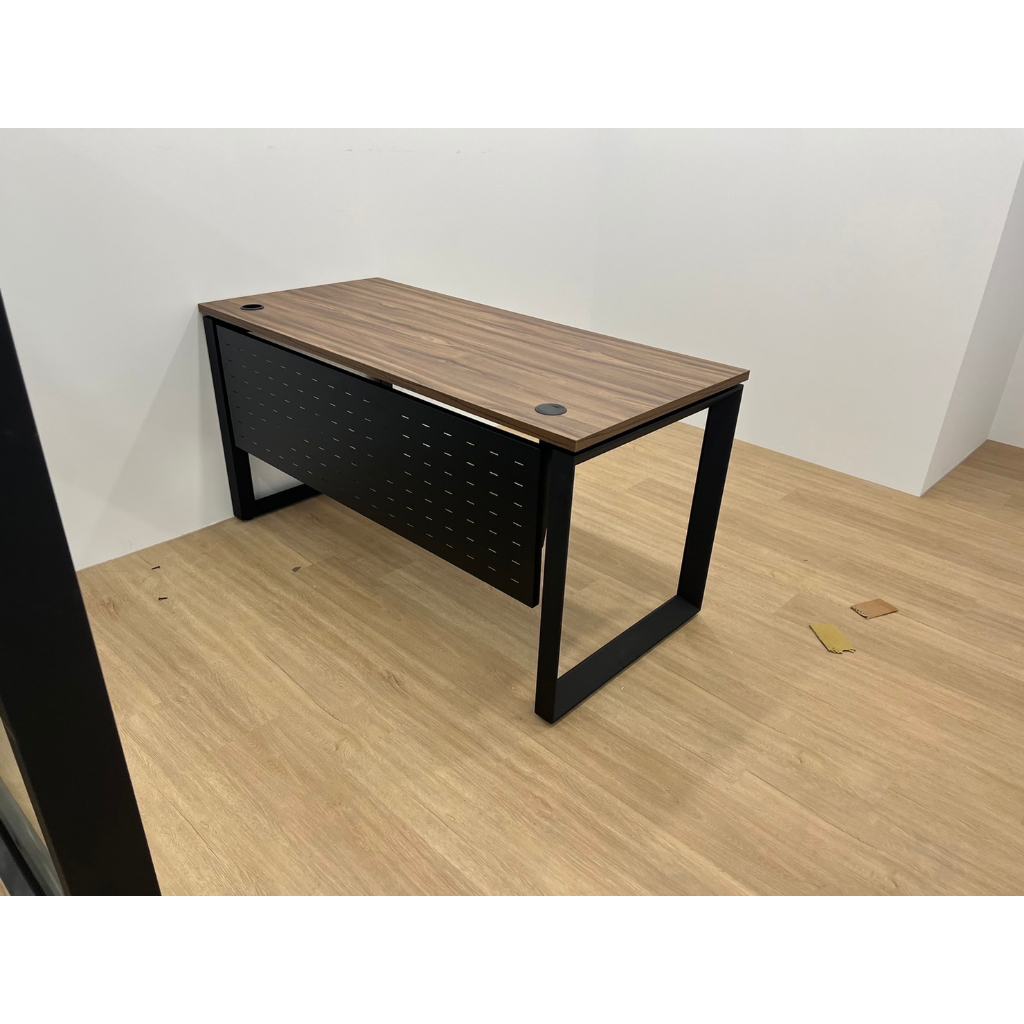 【TOP OA】TY-DM00【平管口字腳】單人辦公桌/工業風/科技款辦公桌/工作桌/餐桌/書桌/台中OA辦公室家具 | 蝦皮購物