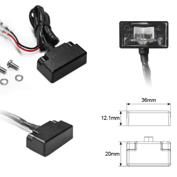 《YS永欣》KOSO LED 牌照燈 GL系列 大牌燈 黑曼巴 DRG KRV AUGUR FORCE2.0 通用 白光 | 蝦皮購物