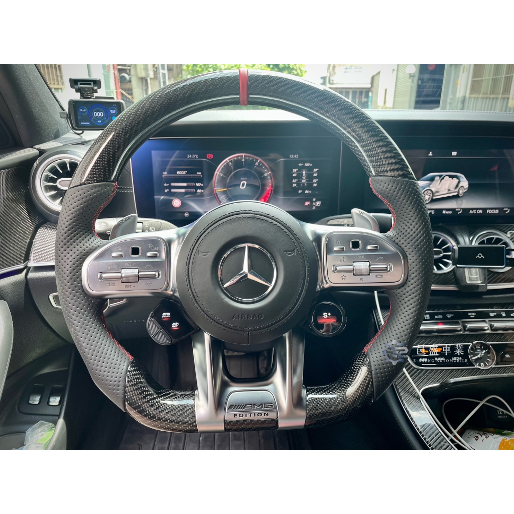 「邑盛車業」賓士 W213 S213 C238 原廠 AMG U88 蛋蛋 方向盤 專用框 旋鈕 按鈕 E43 E53 | 蝦皮購物