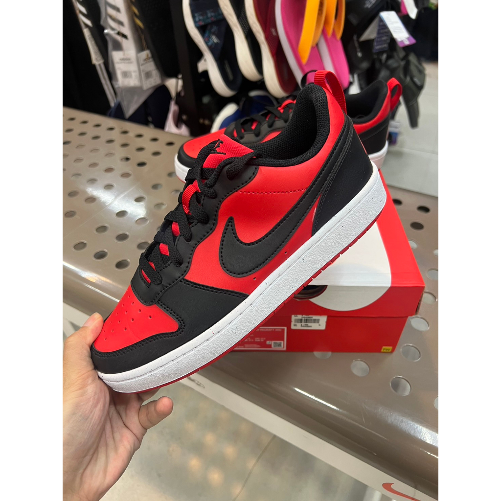 NIKE Court Borough Low Recraft 休閒鞋 皮革 板鞋 經典配色 型號 DV5456-600 | 蝦皮購物