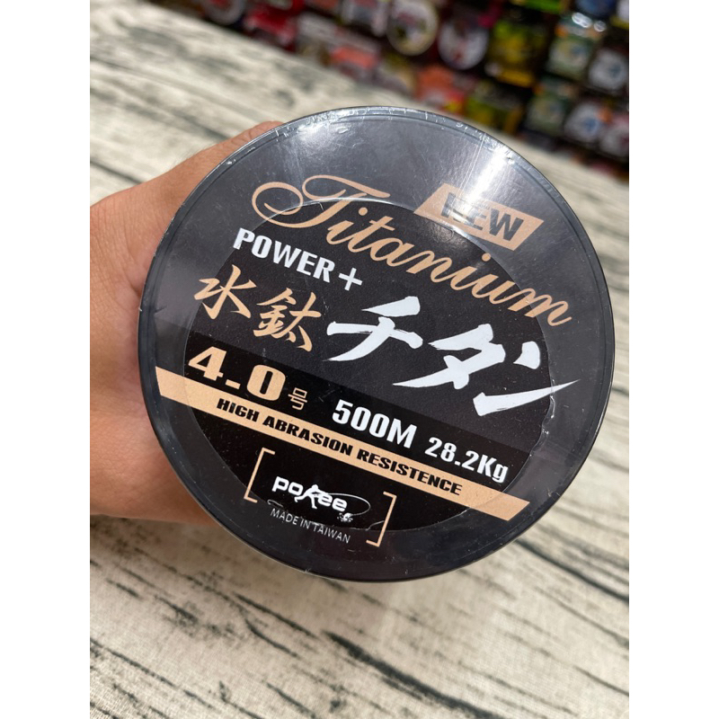【POKEE 太平洋】（水鈦チヌン）（銀灰色）（單色線）（8股編織）（500M）（PE線）【釣魚線類】 | 蝦皮購物