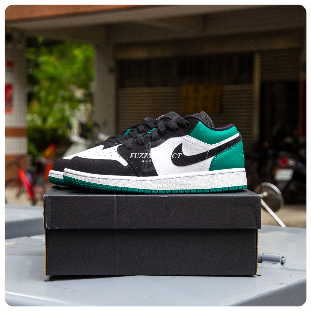 【逢甲FUZZY】Air Jordan 1 Low GS Mystic Green 黑綠 553560-113 | 蝦皮購物