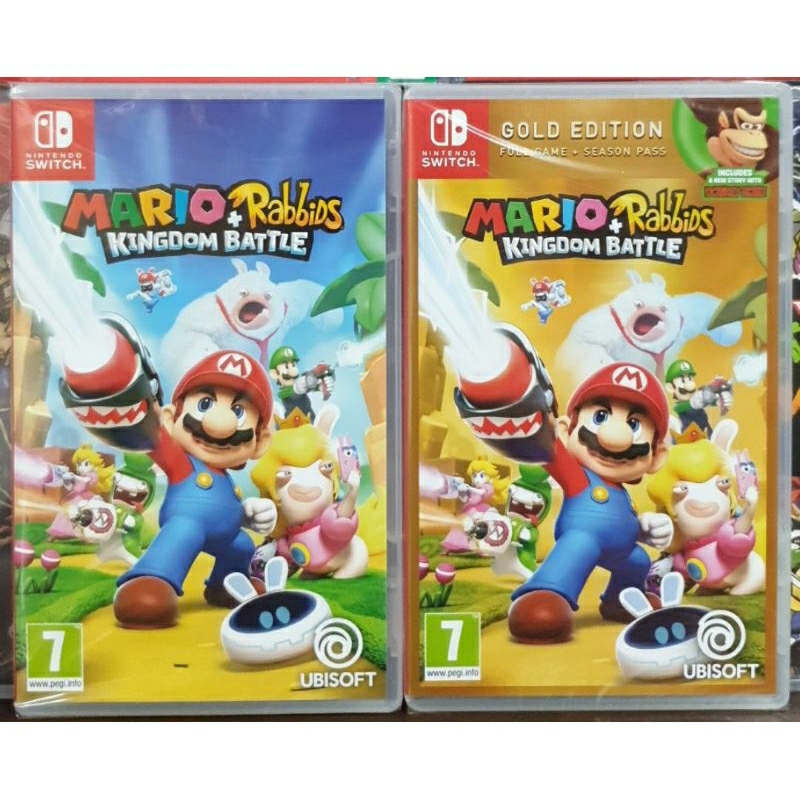 【全新現貨】NS Switch遊戲 瑪利歐+瘋狂兔子 王國之戰 中文版 歐版PEGI 純日版 戰棋類 回合制遊戲 | 蝦皮購物