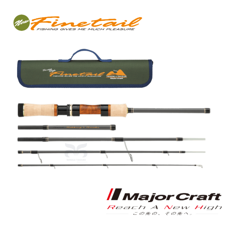Major Craft FineTail 玻纖竿 溪流路亞竿 鱒魚竿 玻纖溪流竿 多節旅竿 公司貨【大鯨魚釣具研究社】 | 蝦皮購物