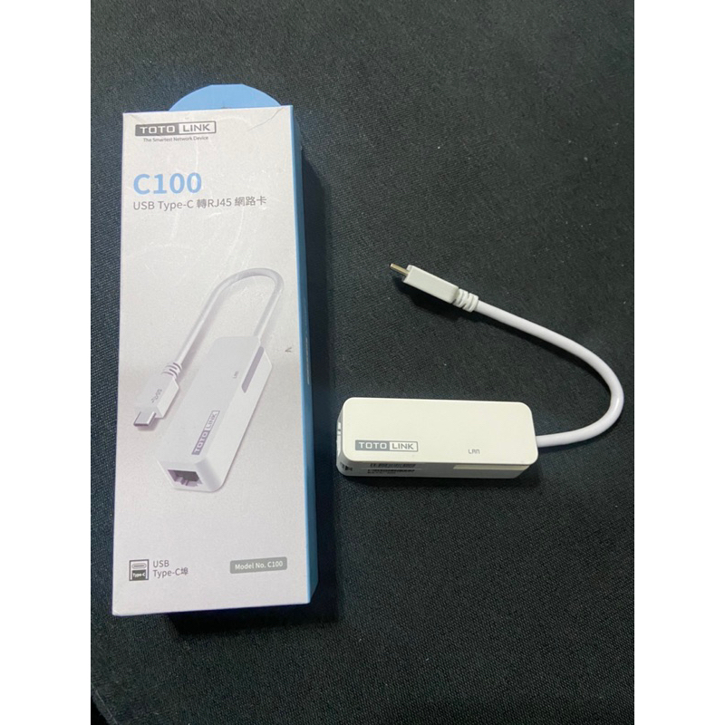 TOTOLINK C100 Type-C USB3.0轉 RJ45 有線網路卡 (輕薄筆電首選) | 蝦皮購物