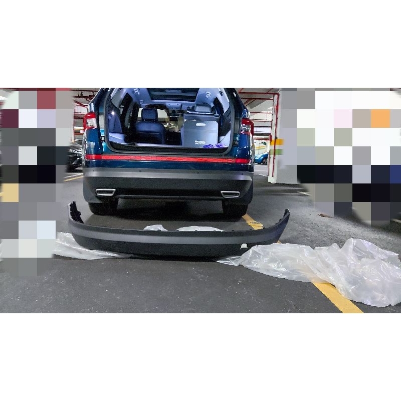 Skoda kodiaq 後保險槓下擾流 原廠零件號碼：565807521 | 蝦皮購物