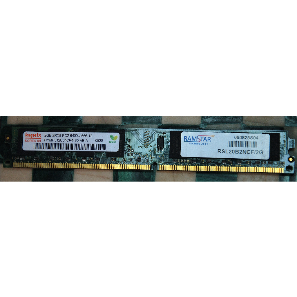 M12 HYNIX 2GB DDR2 2RX8 PC2-6400U-666-12 雙面顆粒 桌上型電腦專用記憶體 | 蝦皮購物