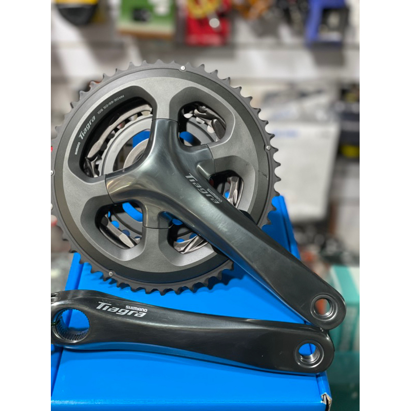 （J.J.Bike) Shimano Tiagra FC-4703 大盤組 50-39-30T 一體式大盤組 | 蝦皮購物