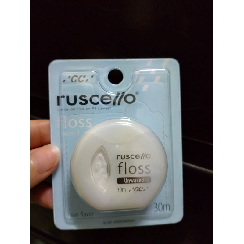 日本GC ruscello floss 牙線 30m 無蠟 | 蝦皮購物