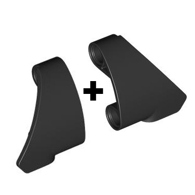 LEGO 6426604 2403 + 6426603 2395 黑色 3x3 彎曲 側板 嵌板 鑲板 (一對) | 蝦皮購物