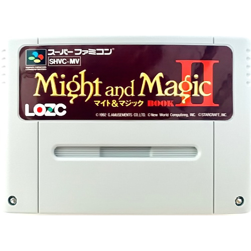 【二手遊戲】超級任天堂 SFC 超任 魔法門2 MIGHT AND MAGIC II 2 日文版【台中恐龍電玩】 | 蝦皮購物