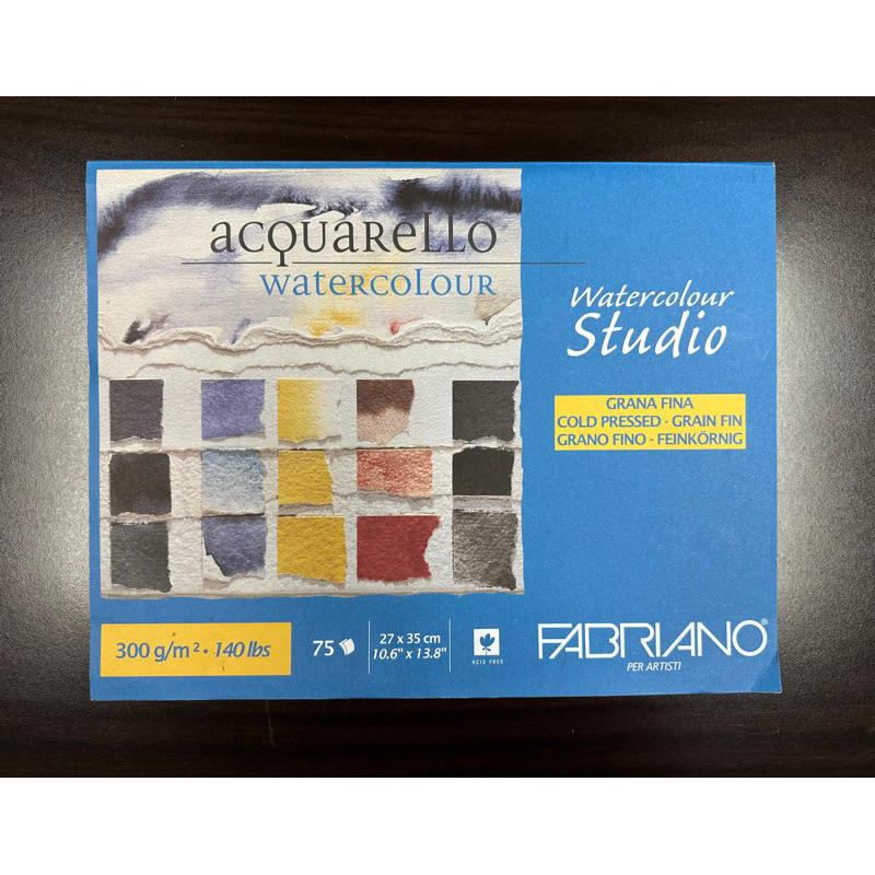 【義大利 Fabriano】Studio畫室水彩本/300g/75頁 | 蝦皮購物