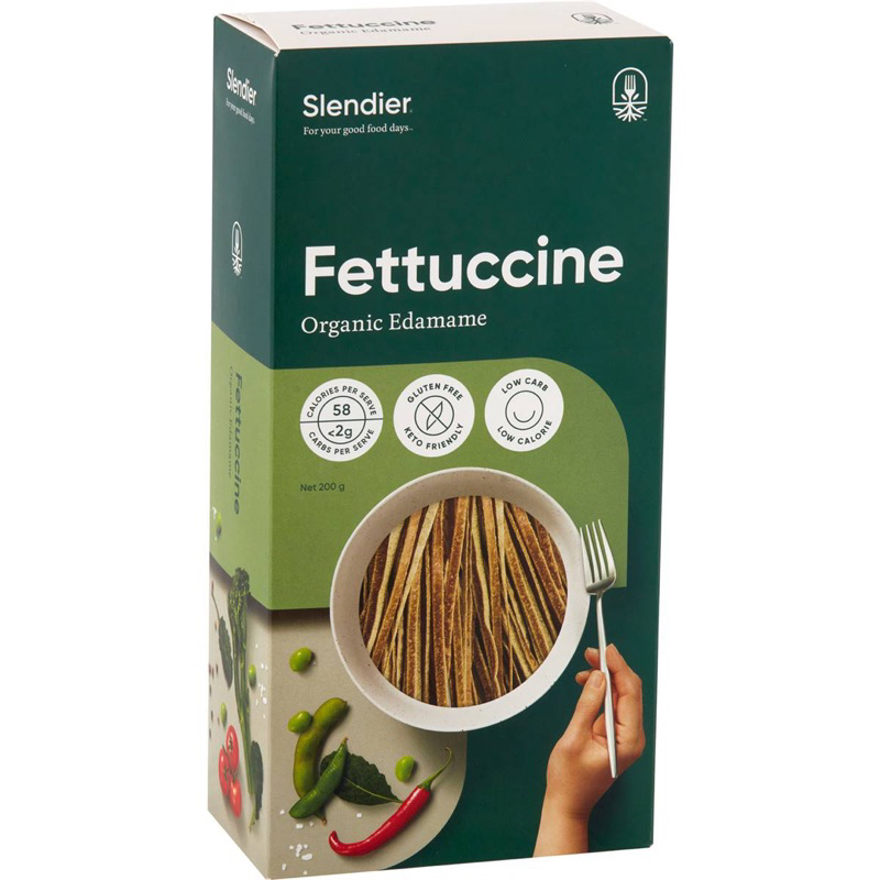 預購低碳毛豆麵Slendier Edamame Bean Fettuccine 200g | 蝦皮購物
