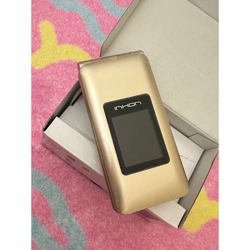 應宏INHON L33雙卡機 雙螢幕 老人機 孝親機 摺疊 按鍵 全新 現貨 金色 | 蝦皮購物