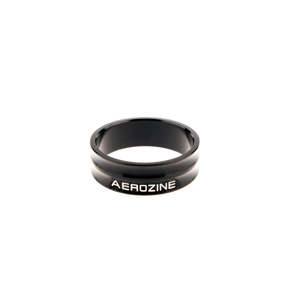 Aerozine 頭碗墊圈 鋁合金 CNC切削 1-1/8" 10mm 5mm 碗組墊片 黑色 | 蝦皮購物