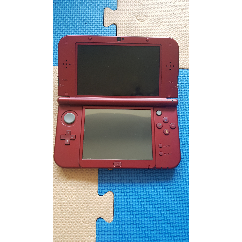 【回憶瘋】售NEW 3DS LL 紅色機(已改機.內建遊戲) 贈送32G卡(內附遊戲) 8成5新 | 蝦皮購物