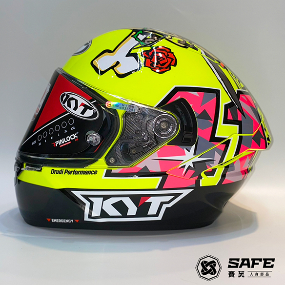 KYT｜NF-R #41 海盜 全罩式安全帽 內墨鏡片 2018選手彩繪 鏡片鎖扣 | 蝦皮購物