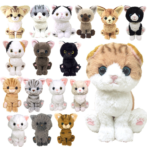 🌸隔日到貨🌸日本 Sunlemon Kitten 貓咪 貓 療癒 絨毛 小貓 肉球 仿真 玩偶 娃娃 布偶 禮物 | 蝦皮購物