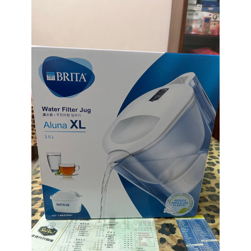 德國BRITA濾水壺/3.5L/白色附濾心一個！ | 蝦皮購物