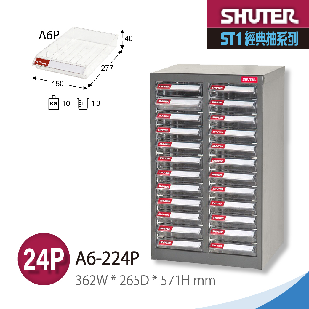 樹德【A6V大容量零件櫃】專業分類櫃 ABS 耐油耐衝擊 透明PS抽屜 置物櫃 分類收納 五金材料櫃 螺絲櫃 物料櫃 | 蝦皮購物