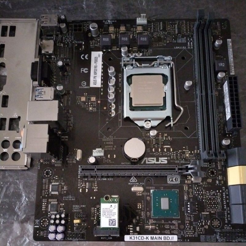 1151 ASUS K31CD-K MAIN BD 含無線網卡 可加購CPU | 蝦皮購物