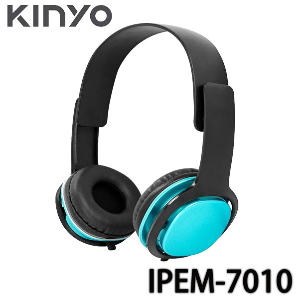 【3CTOWN】含稅 KINYO 金葉 IPEM-7010 頭戴式立體聲耳麥 耳機麥克風 折疊式方便攜帶 | 蝦皮購物