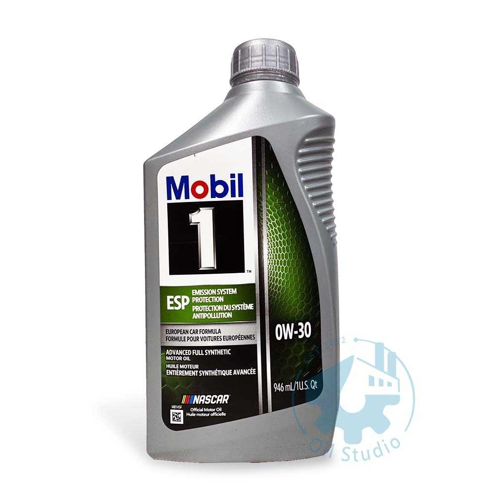 《油工坊》MOBIL 1 ESP 0W30 全合成 節能 柴油 機油 C3 最新認證 一箱六入 | 蝦皮購物