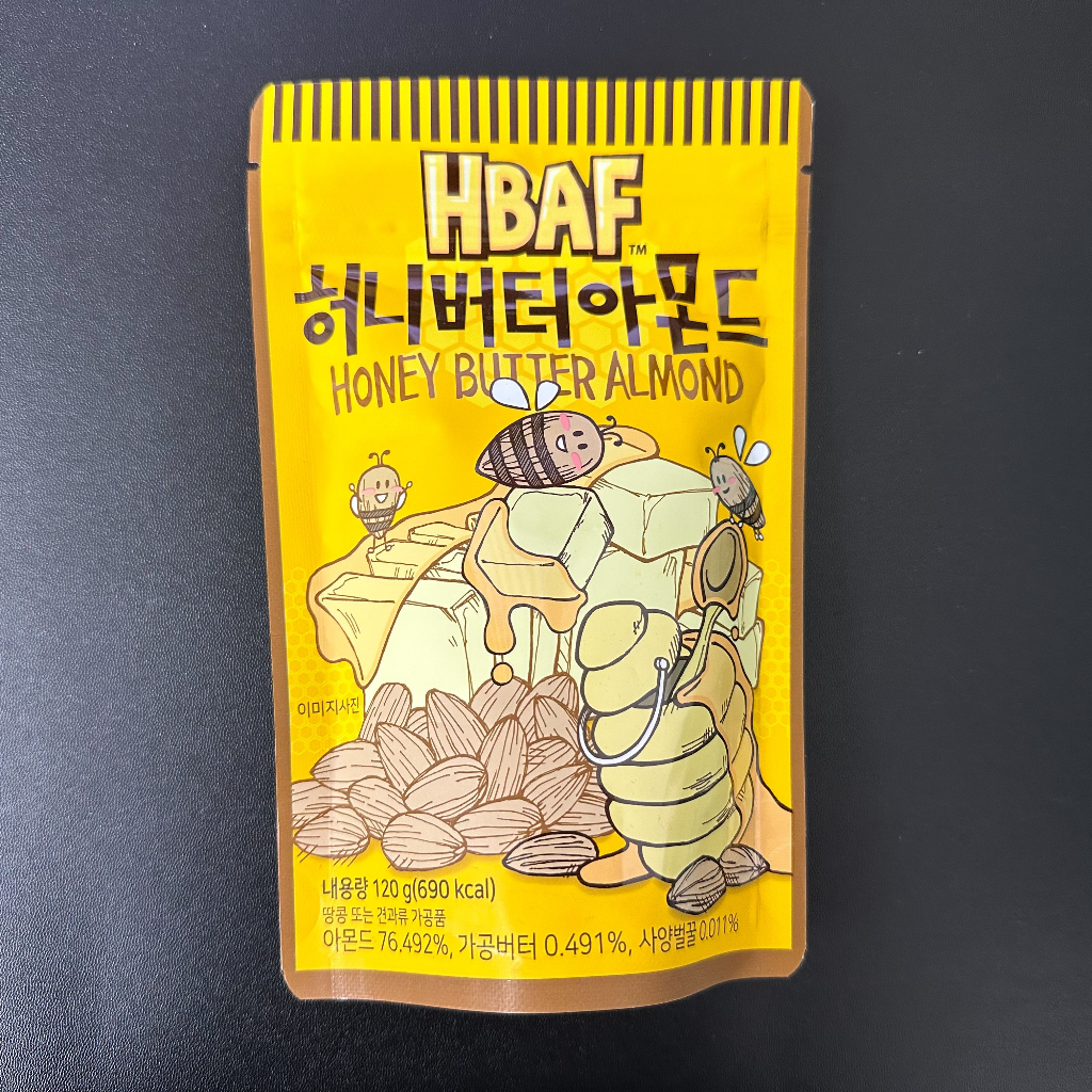 台灣現貨 HBAF 120g 單包 韓國杏仁 派對包/隨身包 多種口味! 杏仁果 Flavored Almond | 蝦皮購物