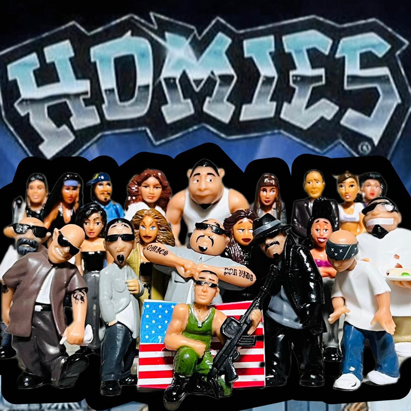 限時特價!稀有美國LA購入Homies 美式幫派軟膠玩具 老墨文化 設計師玩具 sofubi dehara | 蝦皮購物