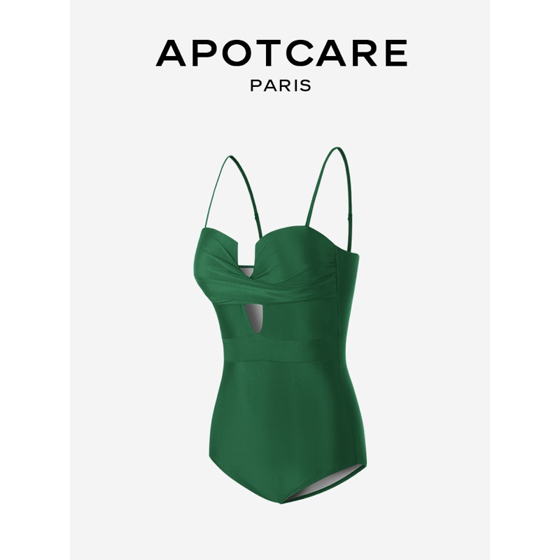 法國 APOTCARE 2023新品 連身泳裝 性感 小胸 聚攏 遮肚 顯瘦 游泳 泳裝 | 蝦皮購物