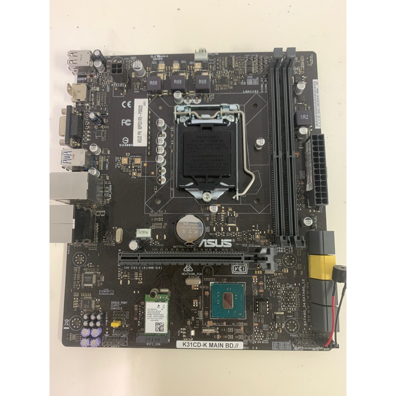 華碩 K31CD-K MAIN BD.// 1151 6代 7 代 CPU用 主機板 H110 | 蝦皮購物