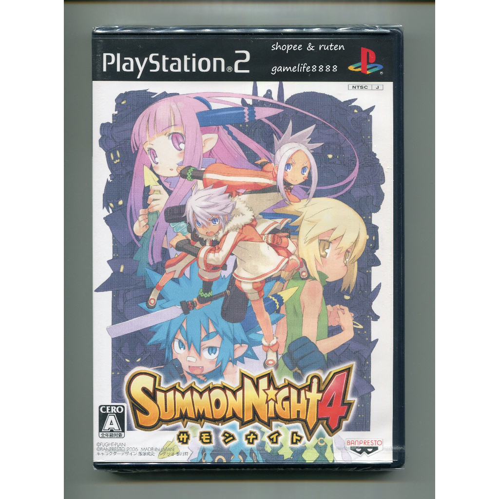 PS2 召喚夜響曲4 Summon Night 日版初回版 附特典畫冊、玻璃框年曆 全新 | 蝦皮購物