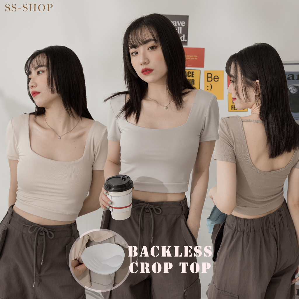 短袖 t恤 末代爾同安絲棉料 有罩杯 罩杯可拆 女生 女裝 SS-SHOP Z0038 | 蝦皮購物