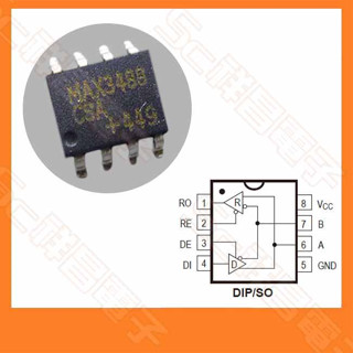 【祥昌電子】MAX3488 / SOIC8 8腳 IC 半導體 SMD 晶片 芯片 積體電路 (單個) | 蝦皮購物