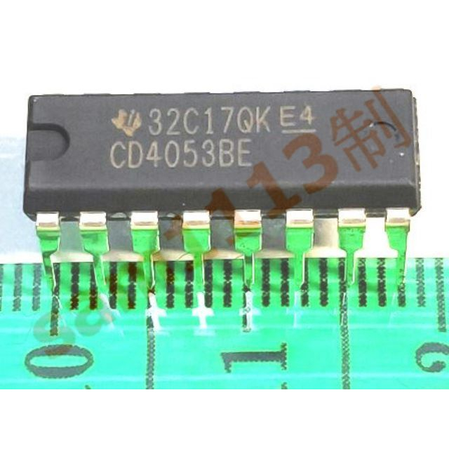 113邏輯閘 CD4053 BE DIP-16 TI 邏輯電平轉換CMOS模擬多工/解複用 MC14053 >>10個 | 蝦皮購物