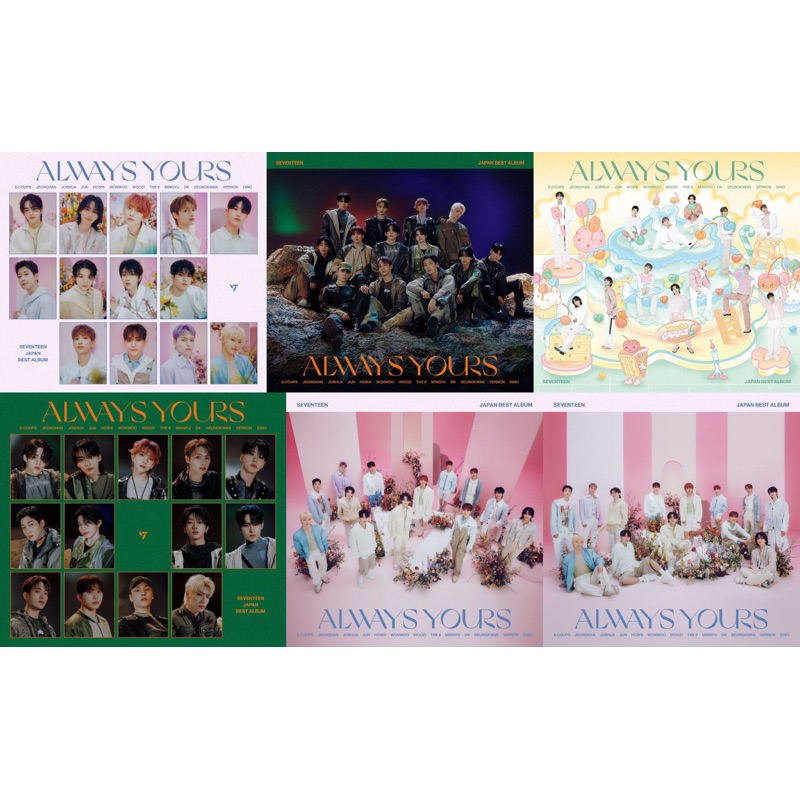 （套組/含特典/計日本銷量/超取付）代購 SEVENTEEN 日本 官方 ALWAYS YOURS 日專 專輯 五六版 | 蝦皮購物