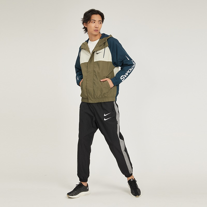 NIKE Alphabet Logo Printing 運動外套 休閒外套 大勾設計 男女款 【Nap Tainan】 | 蝦皮購物