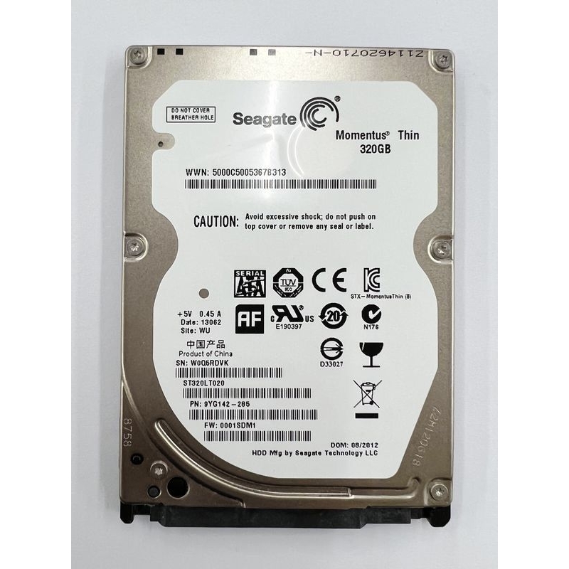 希捷 Seagate 320G 7mm 2.5吋 電腦硬碟 筆電硬碟 | 蝦皮購物