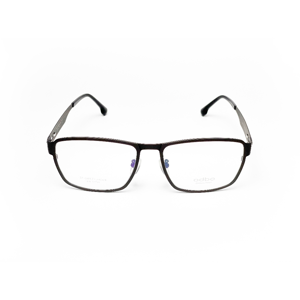 【全新特價】odbo 鈦金屬光學眼鏡鏡框 1838 C2B 消光鐵灰色 輕量化無螺絲設計 | 蝦皮購物